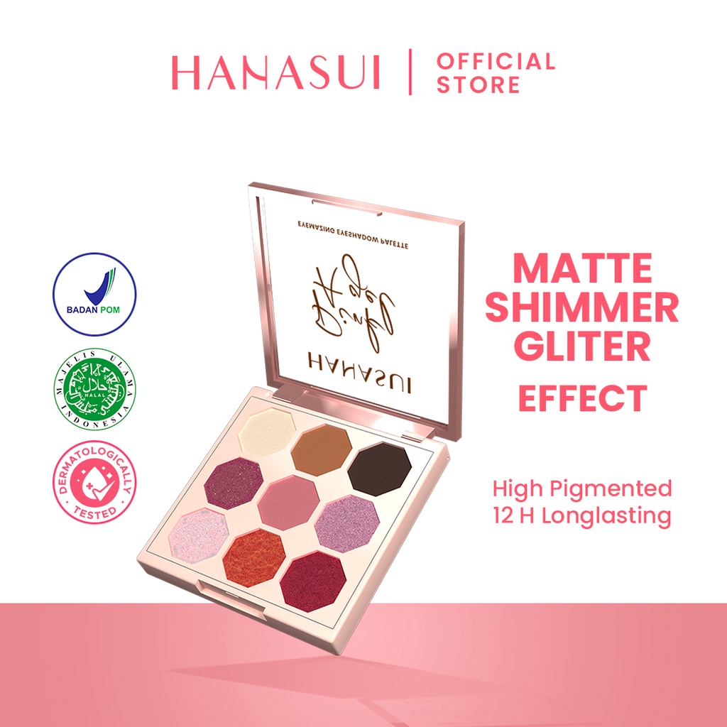 Hanasui Eyemazing Eyeshadow Palette - Pink Angel